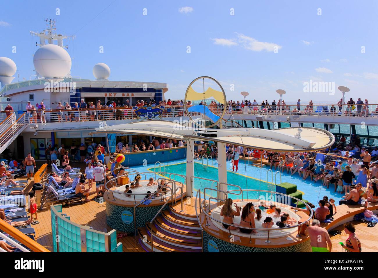 MIAMI, FLORIDA - December 18, 2022: Royal Caribbean operate over 25 ...