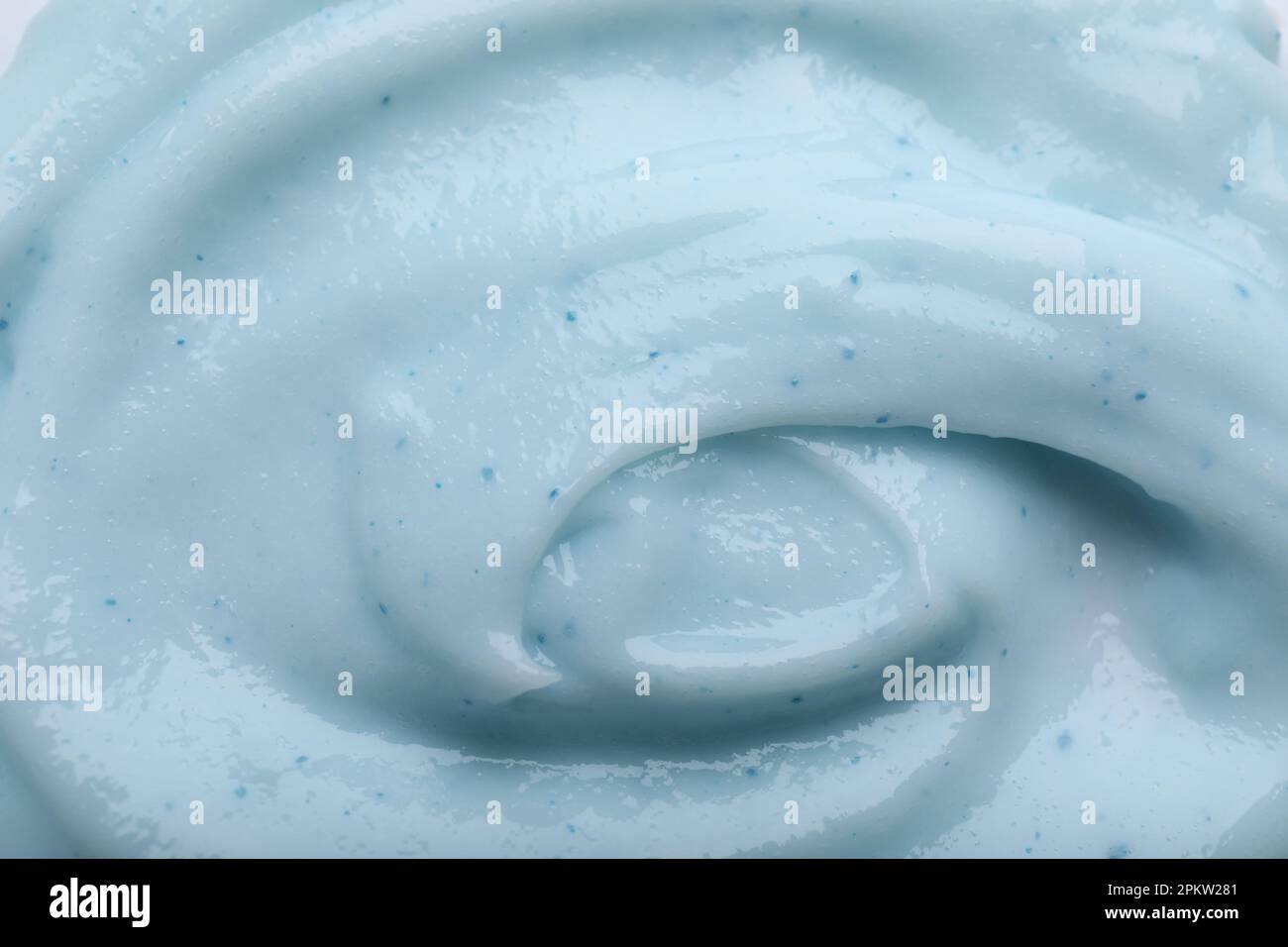 Closeup view of light blue body cream as background Stock Photo - Alamy