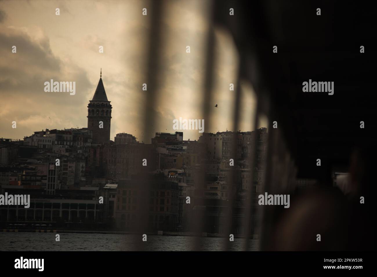 Istanbul, Istanbul, Turkey. 9th Apr, 2023. Galata Tower appears in the ...