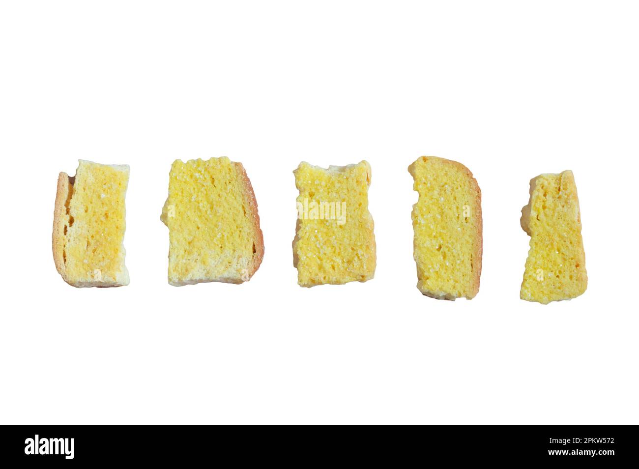 Sliced bun butter on Cut Out Stock Images & Pictures - Alamy