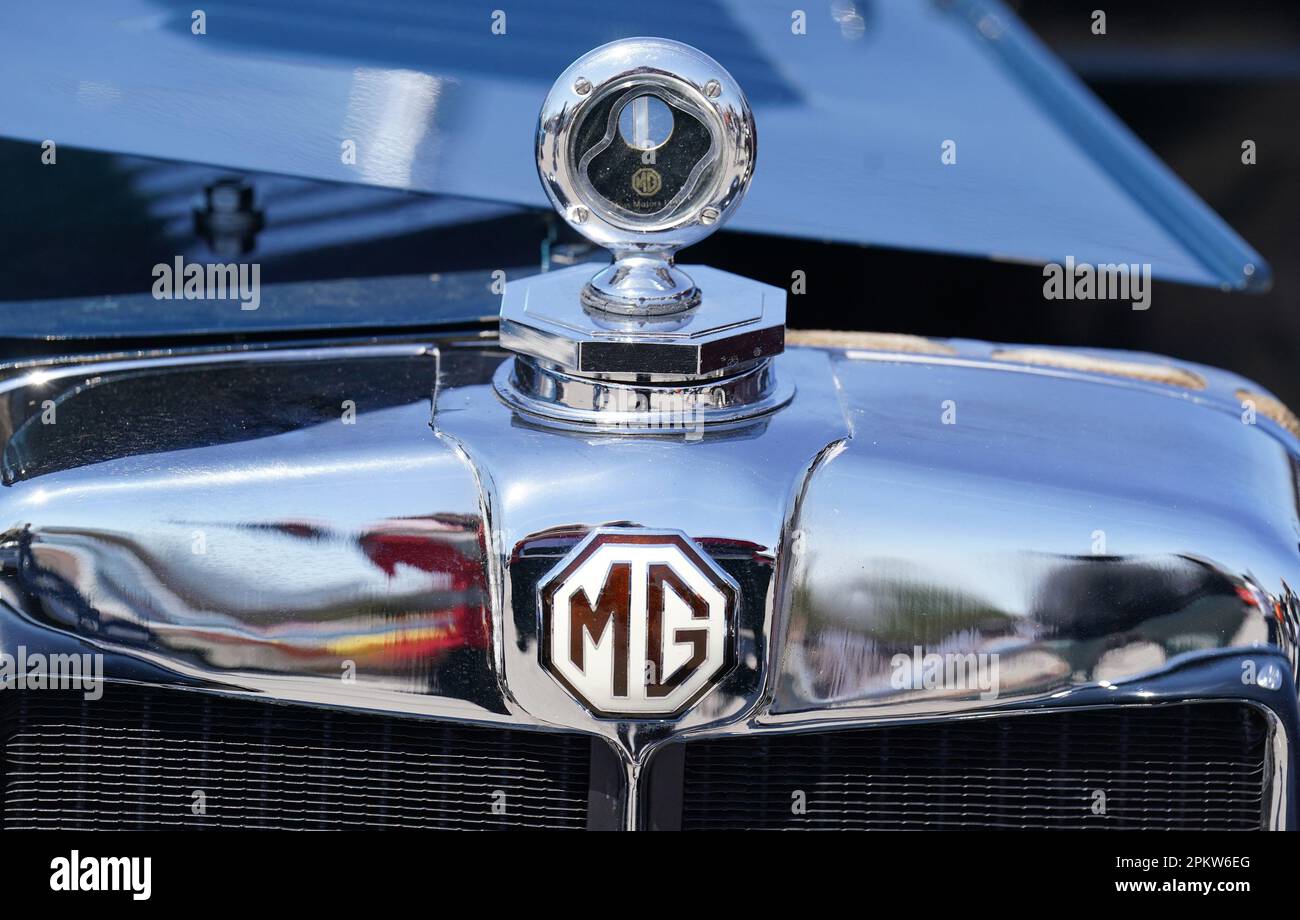St. Louis, United States. 09th Apr, 2023. The hood ornament on a 1930 ...