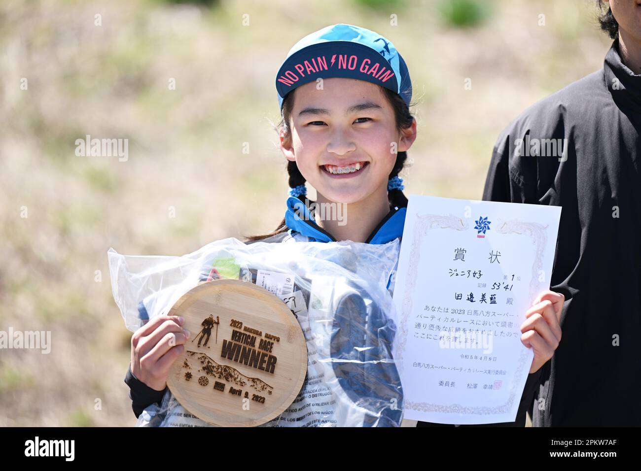 Nagano, Japan. Credit: MATSUO. 9th Apr, 2023. Miran Tanabe Ski ...