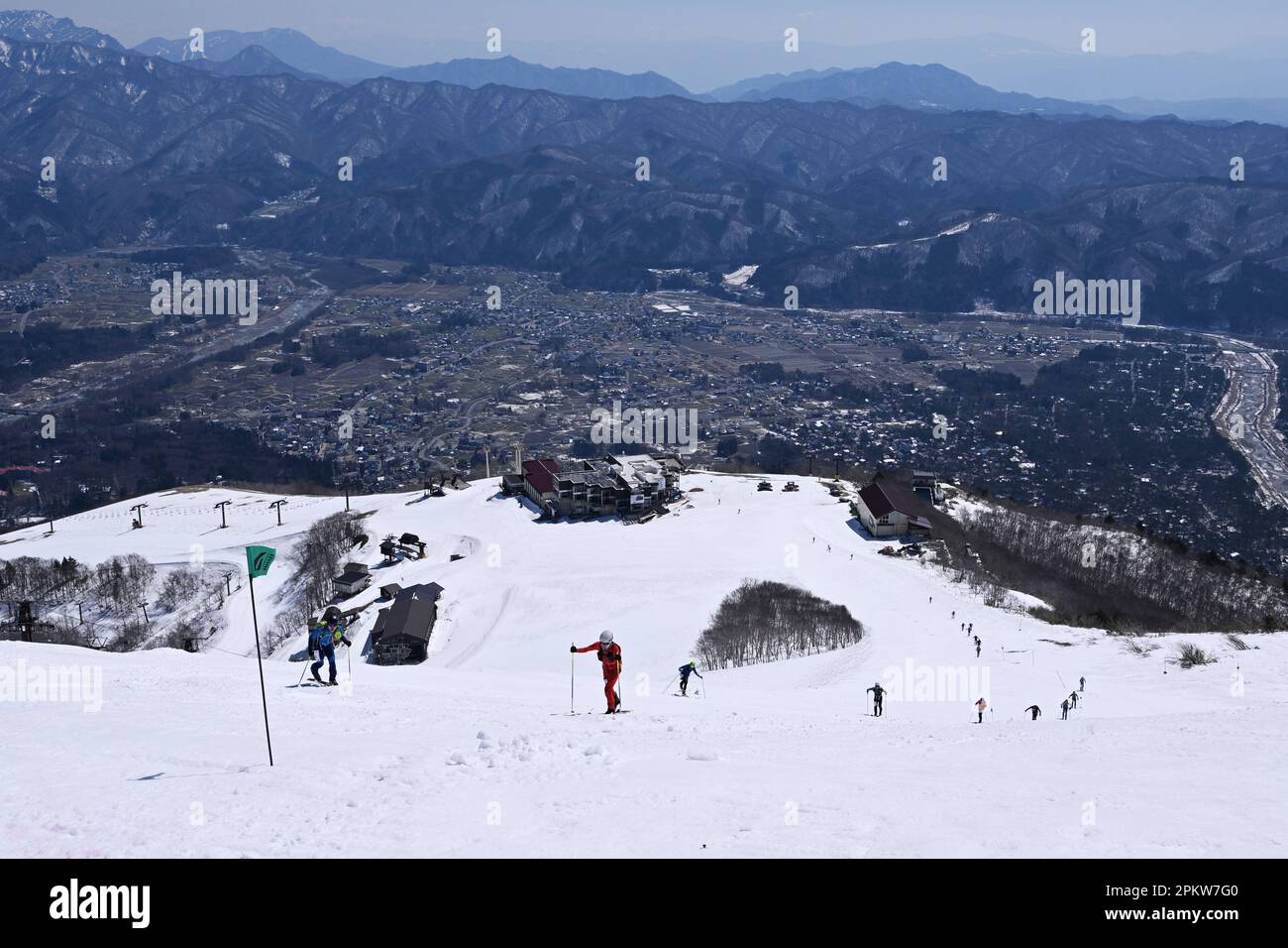 Nagano, Japan. Credit: MATSUO. 9th Apr, 2023. General view Ski ...