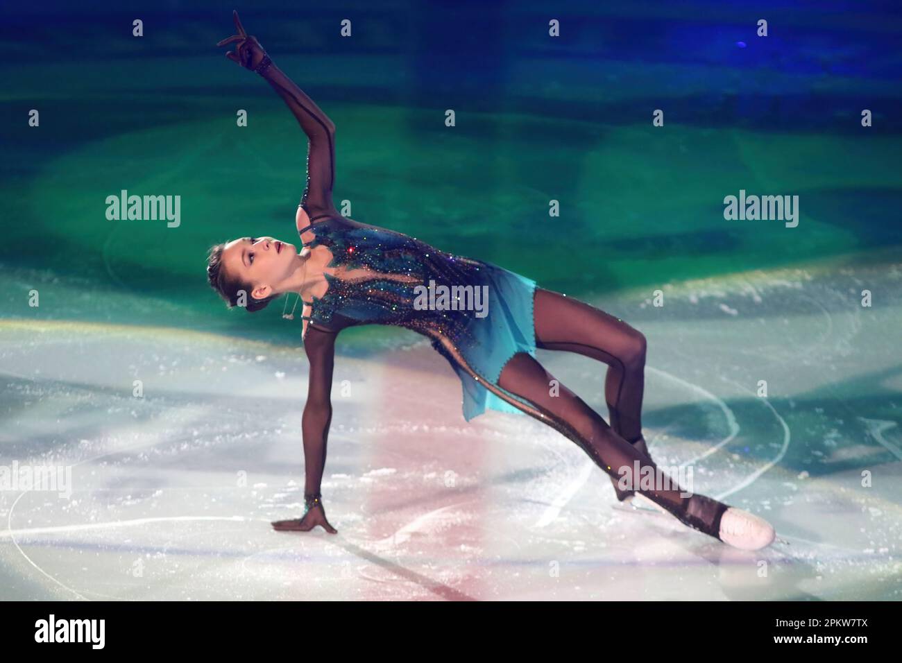 Saint Petersburg, Russia. 09th Apr, 2023. Sofia Akateva, an athlete ...
