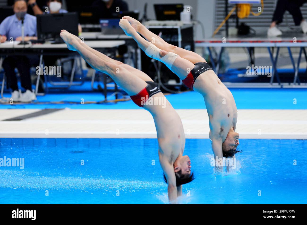 Tokyo, Japan. 7th Apr, 2023. Ken Terauchi & Sho Sakai Diving : Tsubasa ...