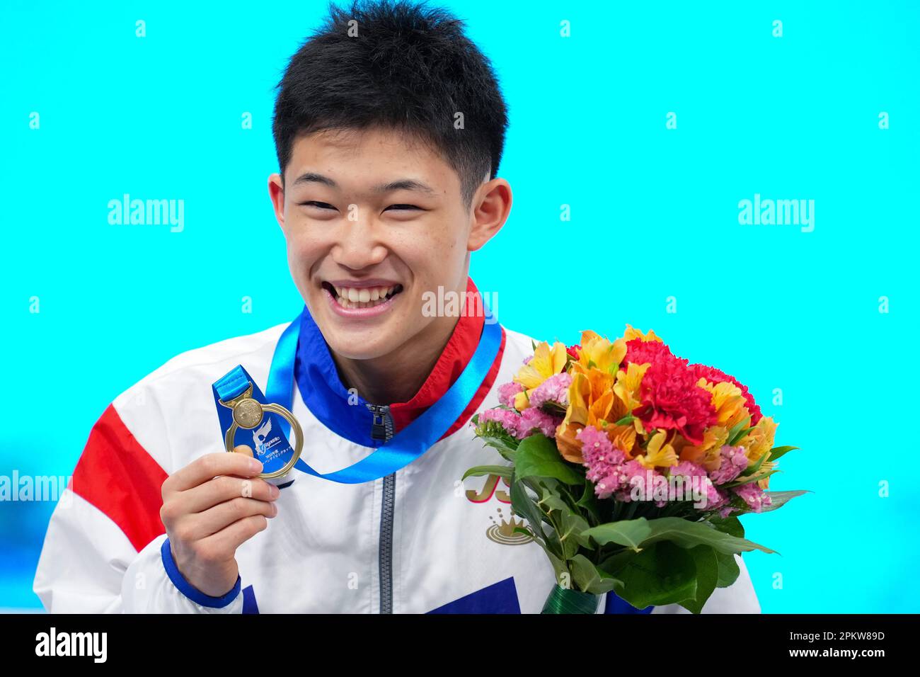 Tokyo, Japan. 9th Apr, 2023. Rikuto Tamai Diving : Tsubasa Japan Diving ...