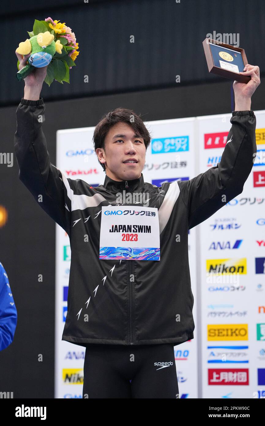 Tokyo Japan 8th Apr 2023 Katsuhiro Matsumoto Swimming Japan