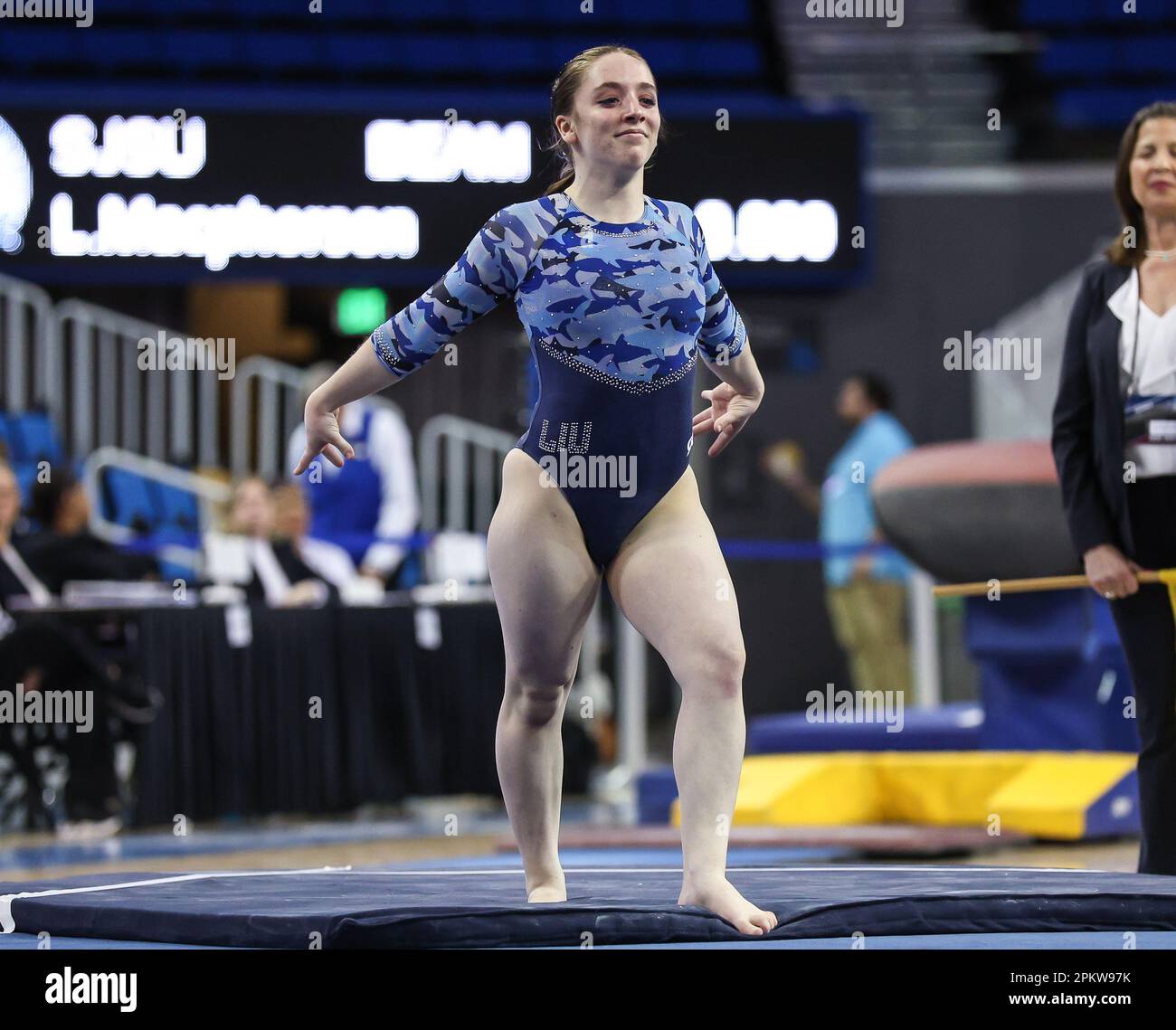 Los Angeles, OK, USA. 30th Mar, 2023. LIU's Syd Morris competes on the ...