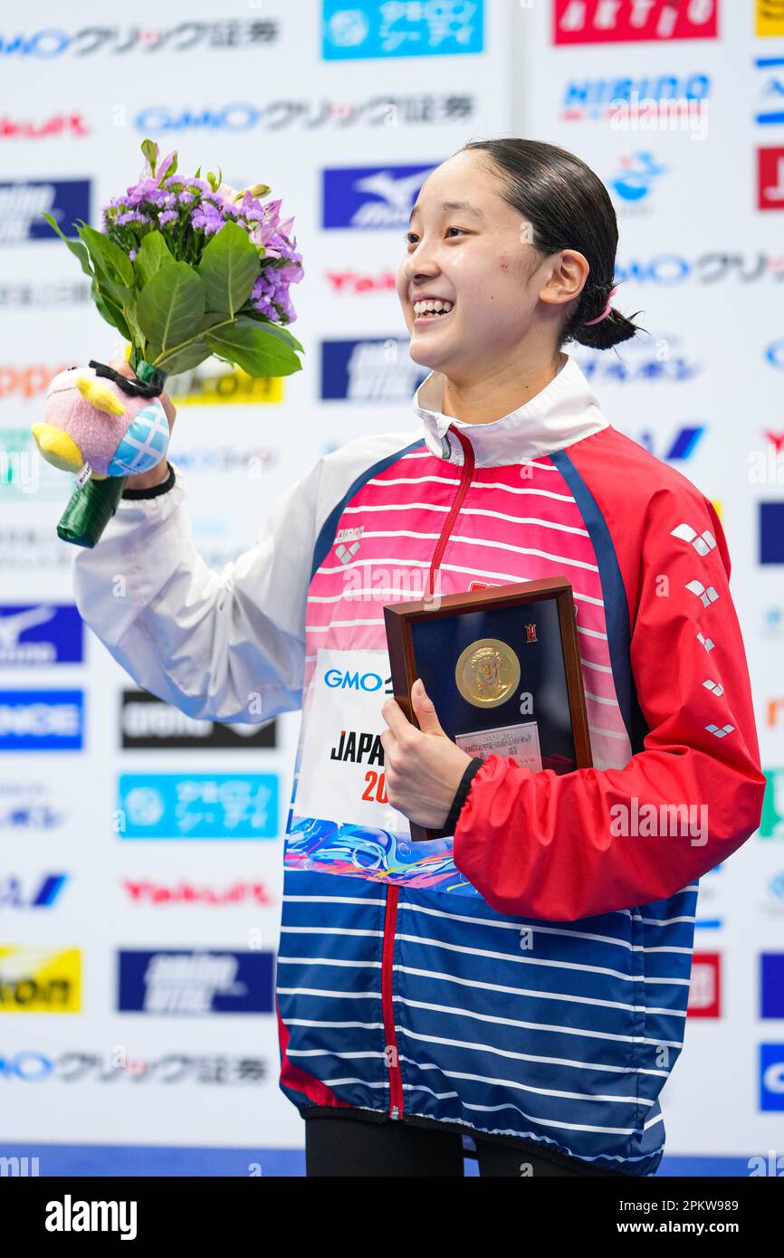 Tokyo, Japan. 9th Apr, 2023. Mio Narita Swimming : Japan Swimming Championships (JAPAN SWIM 2023 ...