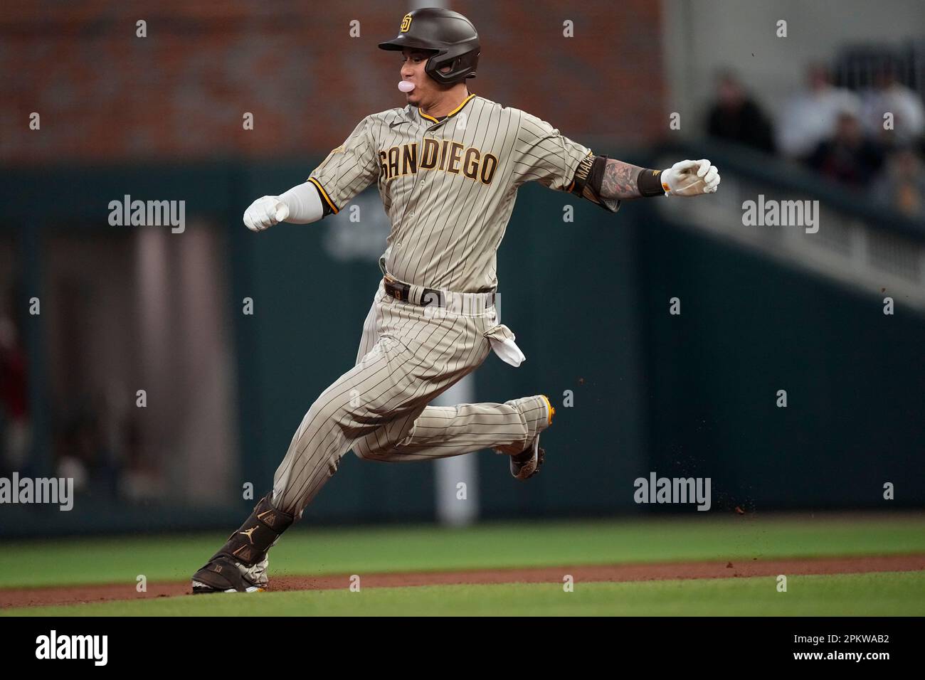 San Diego Padres third baseman Manny Machado (13) is shown in action ...