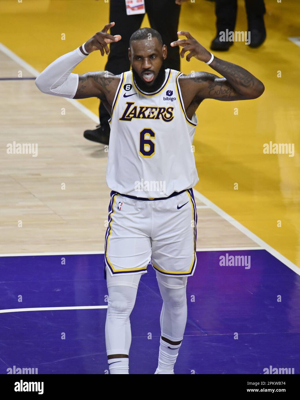 Los Angeles, United States. 09th Apr, 2023. Los Angeles Lakers forward ...