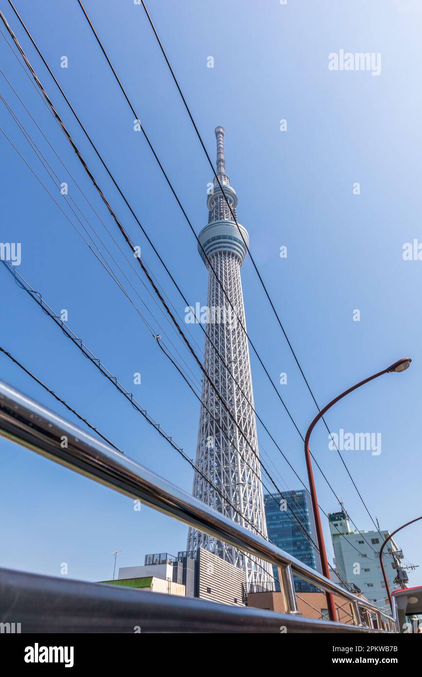 Tokyo, Japan - March 20, 2023: Tokyo Skytree Tower in Tokyo, Japan. The ...