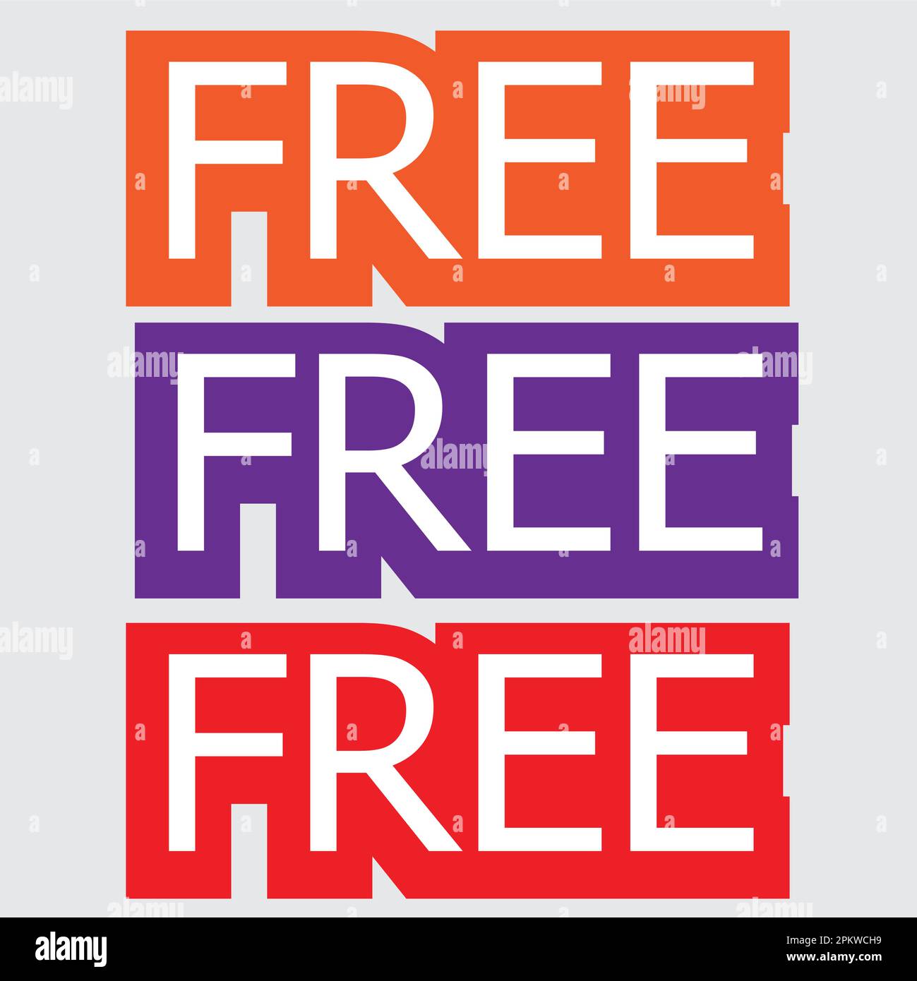 free tag, free sign, free label vecter Stock Vector Image & Art - Alamy