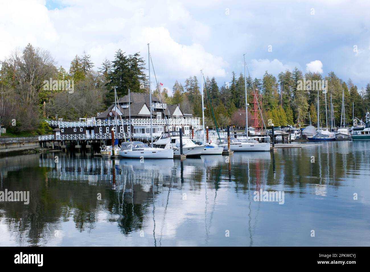 4k Beautiful harbour, port, marina, haven, sailing boats, yachts, blue ...