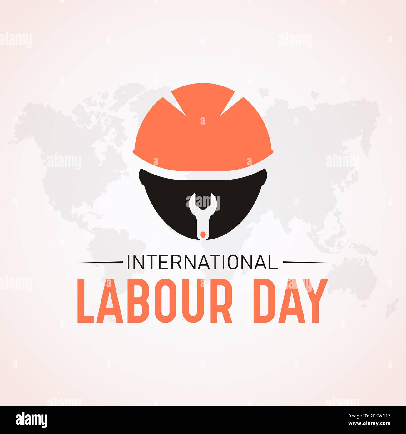International labour day on 1st may. Happy labor day vector template for banner, greeting card ...