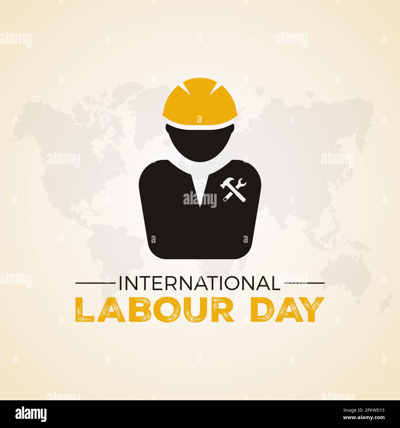 International labour day on 1st may. Happy labor day vector template ...