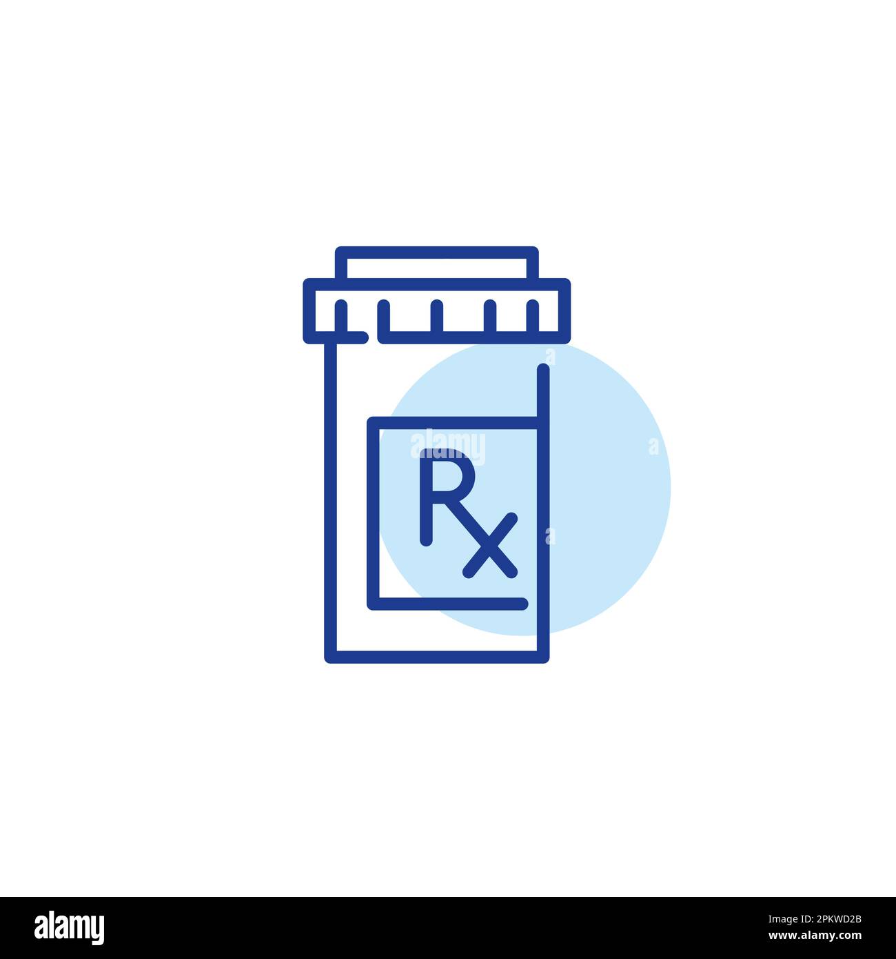 Labeled bottle for prescription medication. Pixel perfect, editable ...