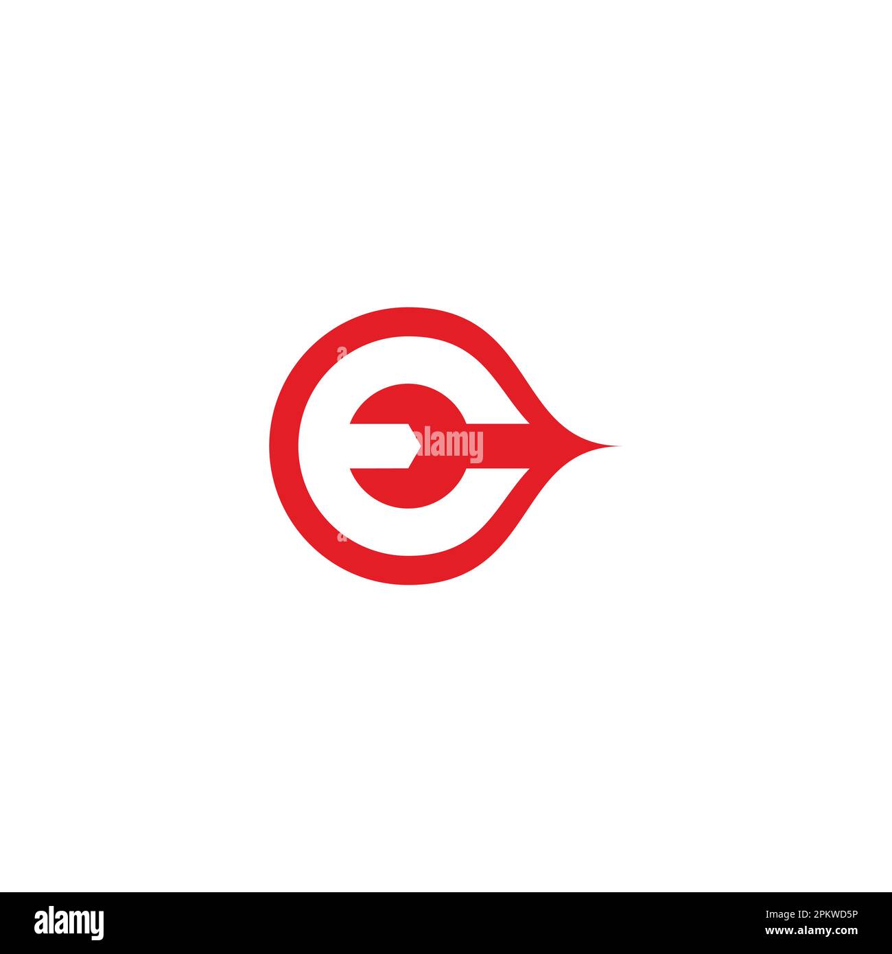 letter e motion auto service logo vector Stock Vector Image & Art - Alamy