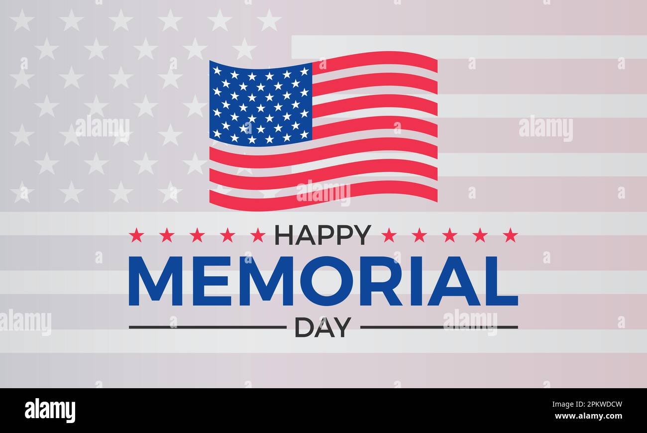 Memorial day - remember and honor. Usa memorial day celebration. Vector ...
