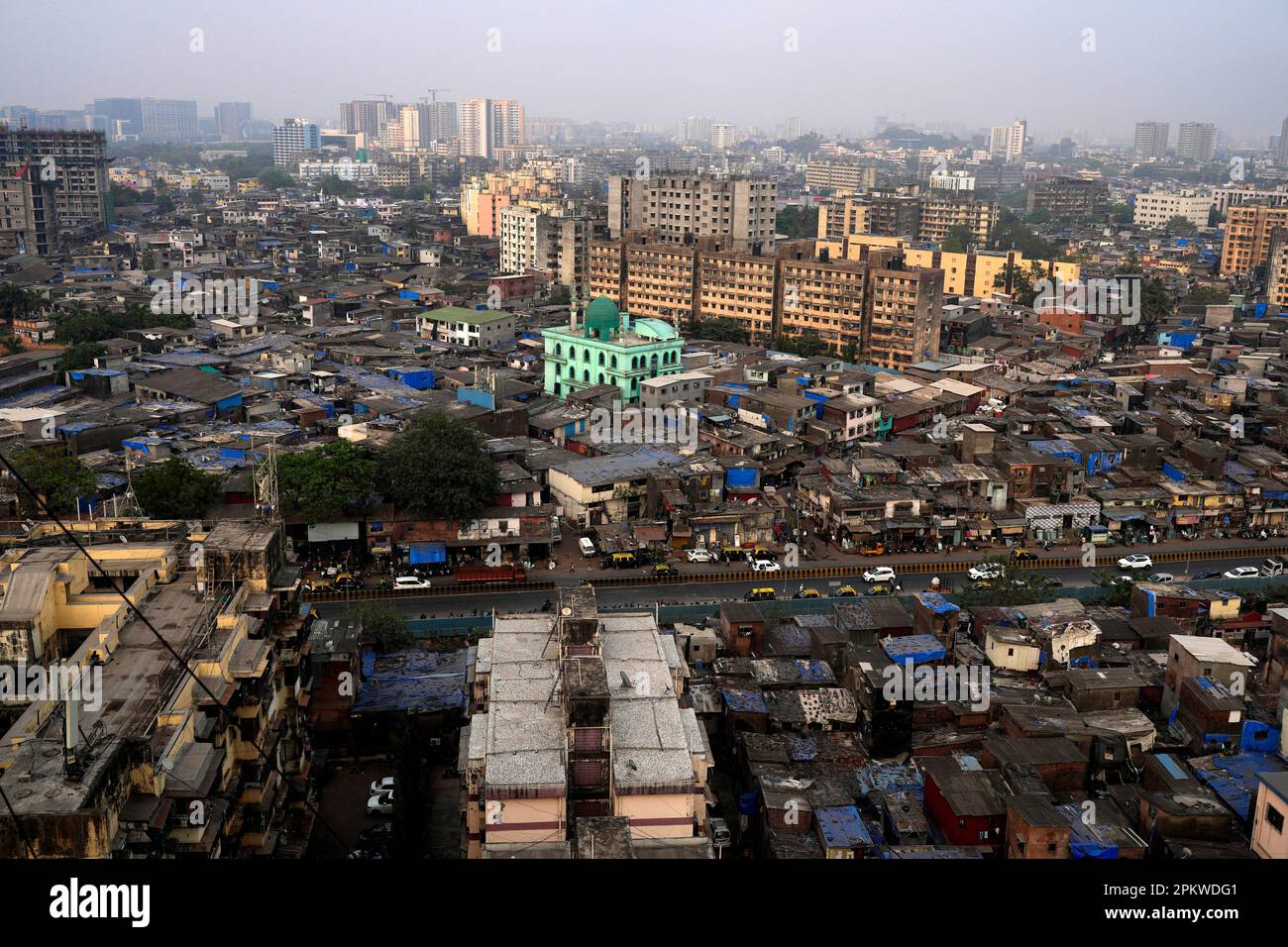 View of Dharavi slum in Mumbai, India, Thursday, March 16, 2023. The ...