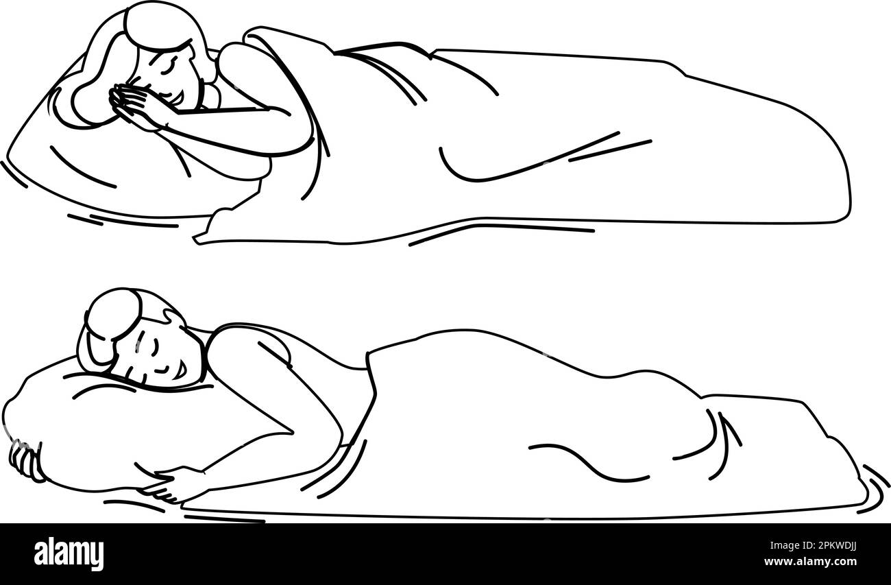 sleeping peaceful vector Stock Vector Image & Art - Alamy