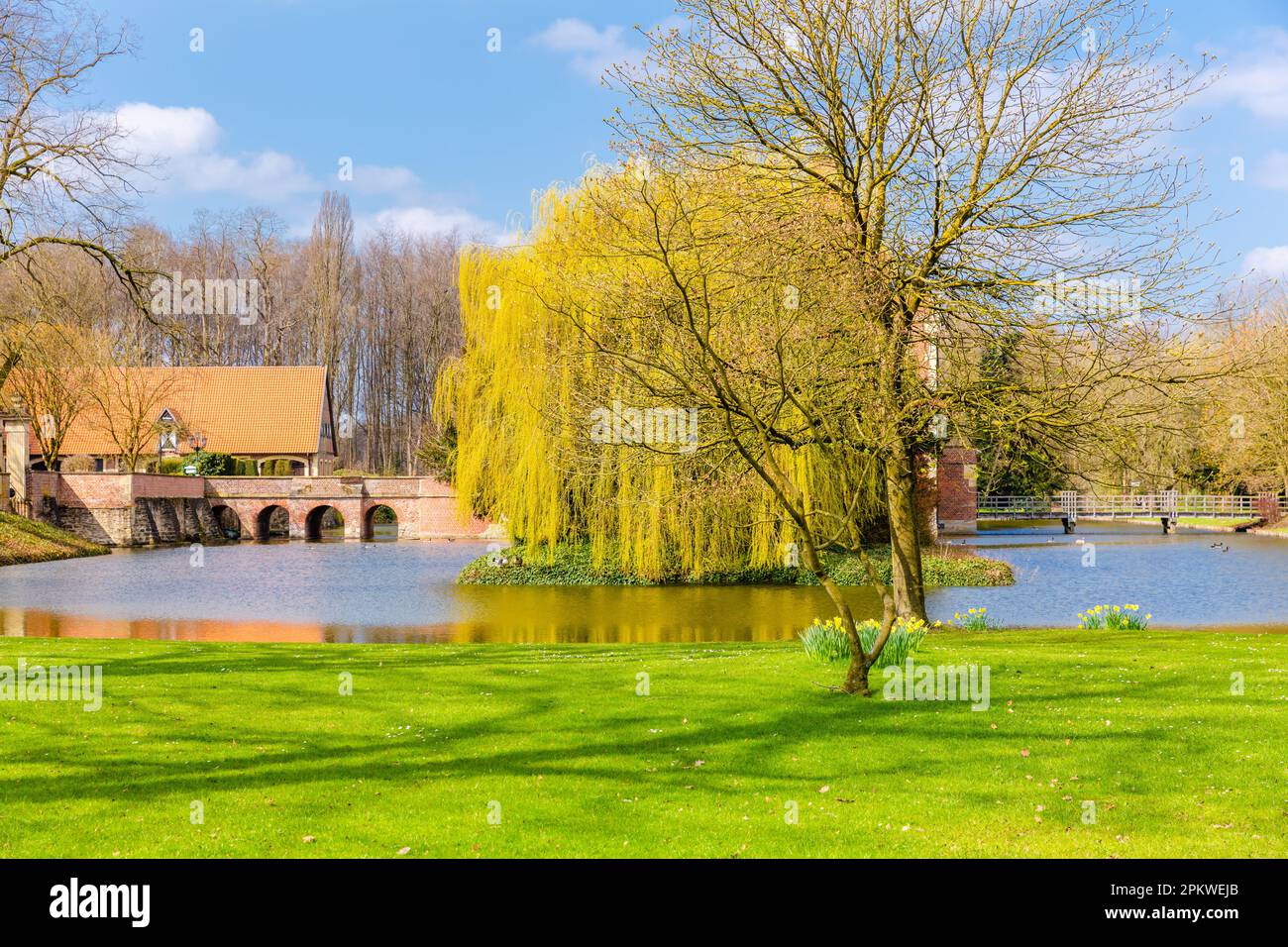Burg Hulshoff, Munster, Castle and park, Germany Stock Photo - Alamy