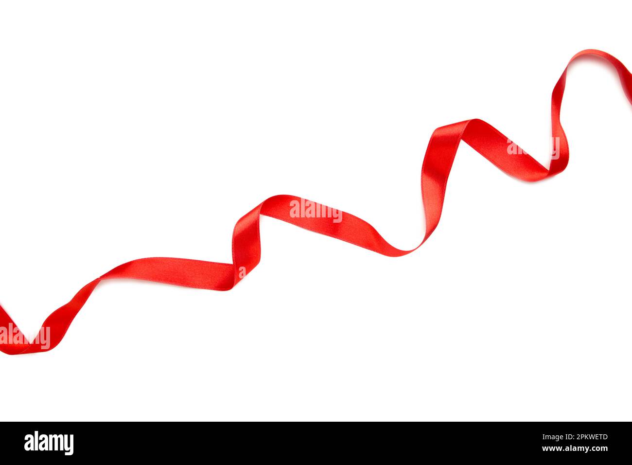 Shiny red ribbon hi-res stock photography and images - Alamy