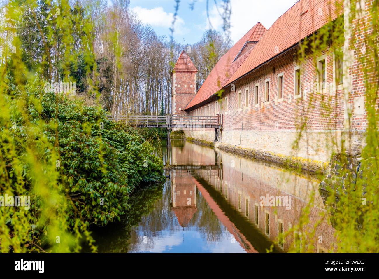 Burg Hulshoff, Munster, Castle and park, Germany Stock Photo - Alamy