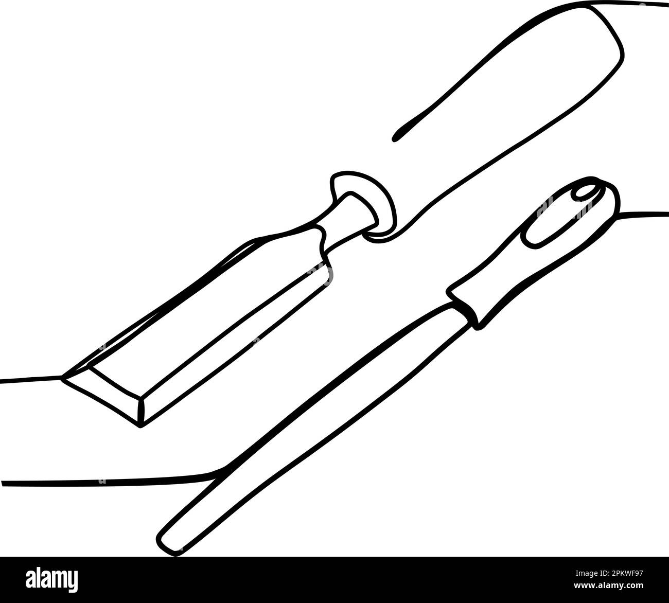 Collection, building, repair, tools illustration, drawing, engraving ...