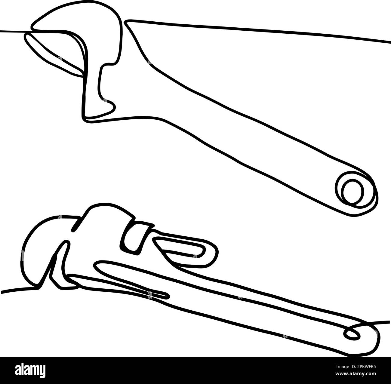 Collection, building, repair, tools illustration, drawing, engraving ...