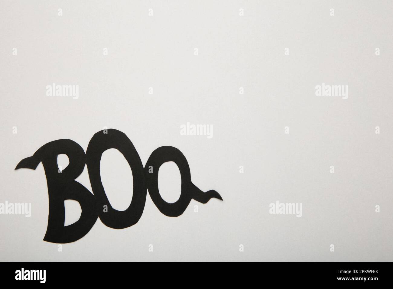 Boo scary concept. Halloween background with creative text copy space ...