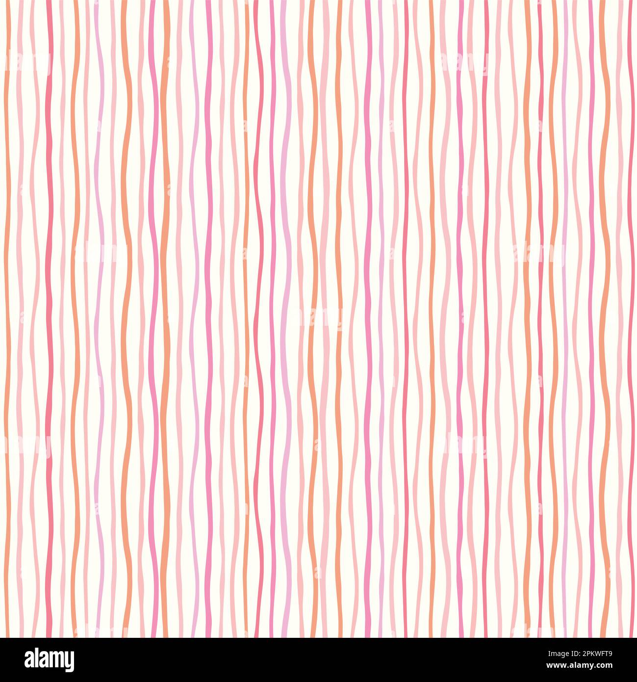 Striped pattern background. Vector seamless repeat pattern of hand ...