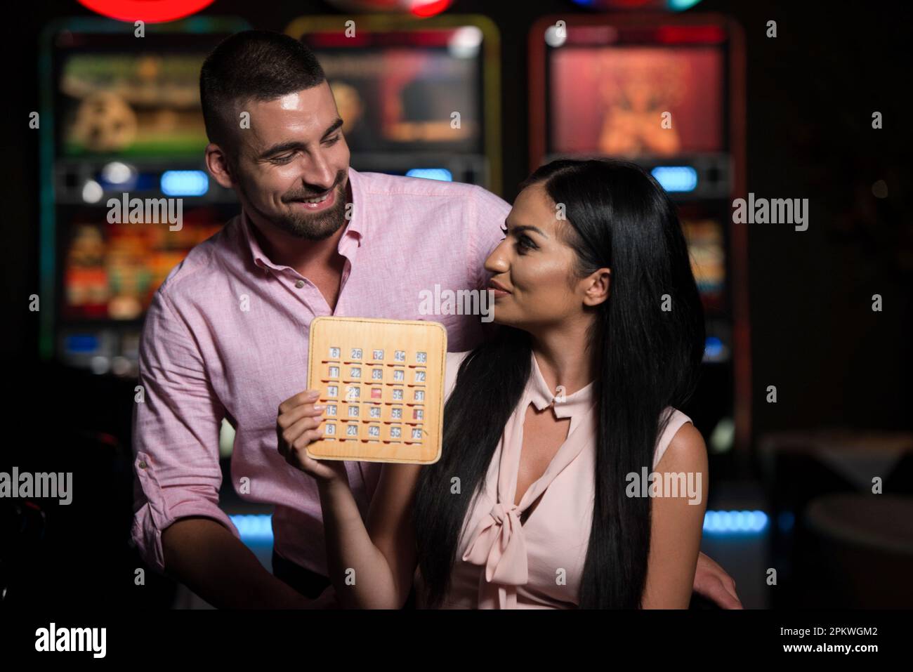 Female bingo player hi-res stock photography and images - Alamy