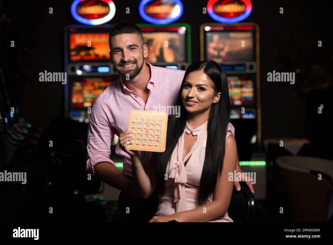 Bingo player hi-res stock photography and images - Alamy