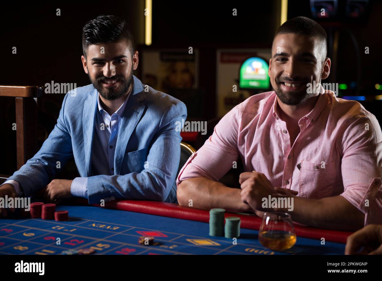 Young people roulette table hi-res stock photography and images - Alamy