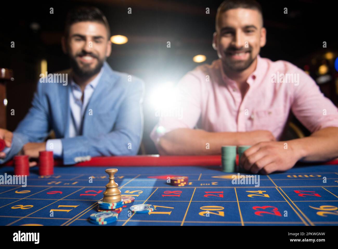 Young people roulette table hi-res stock photography and images - Alamy