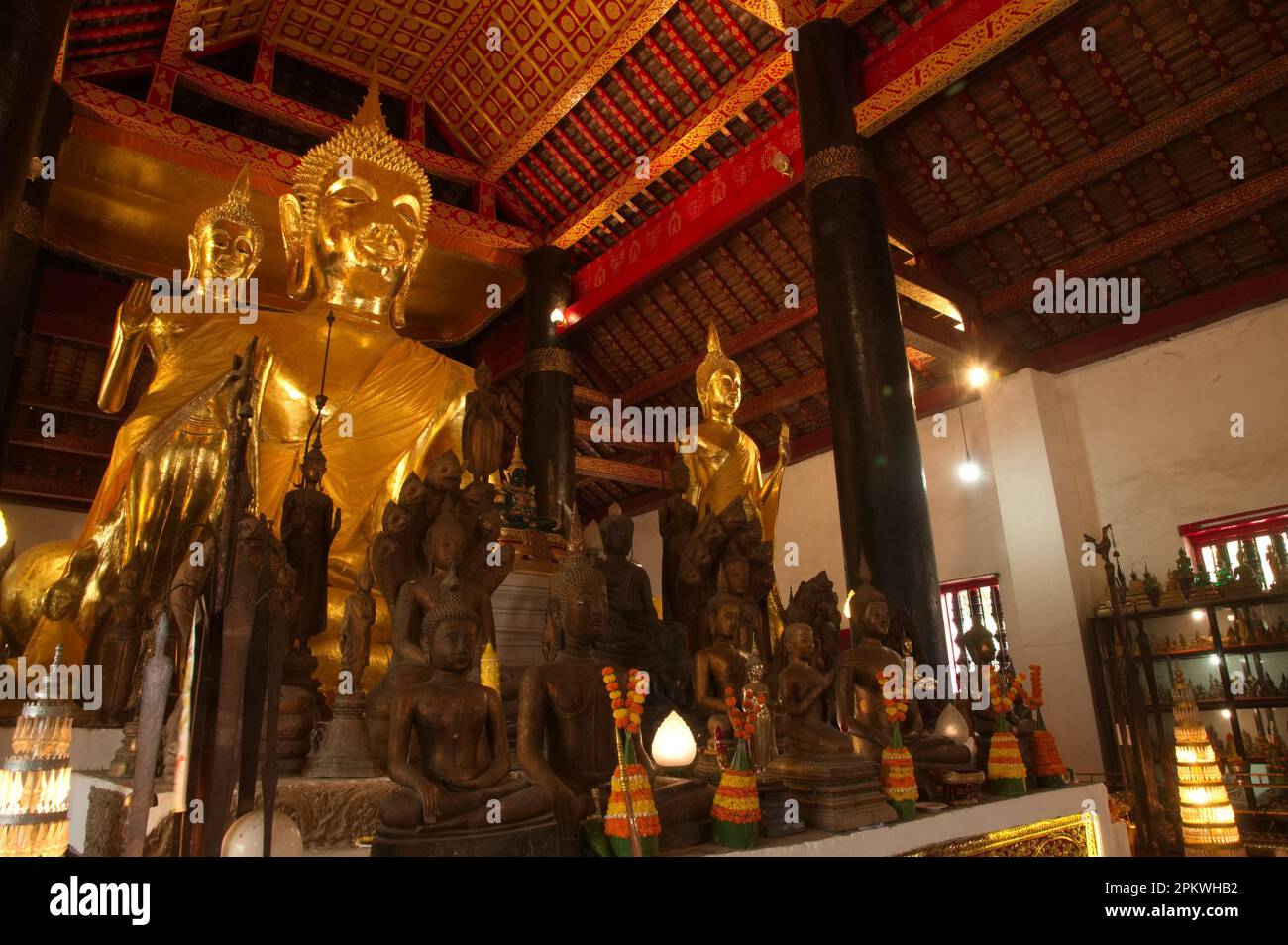 Luang Phor Tor is the main golden Buddha of the church in Wat ...