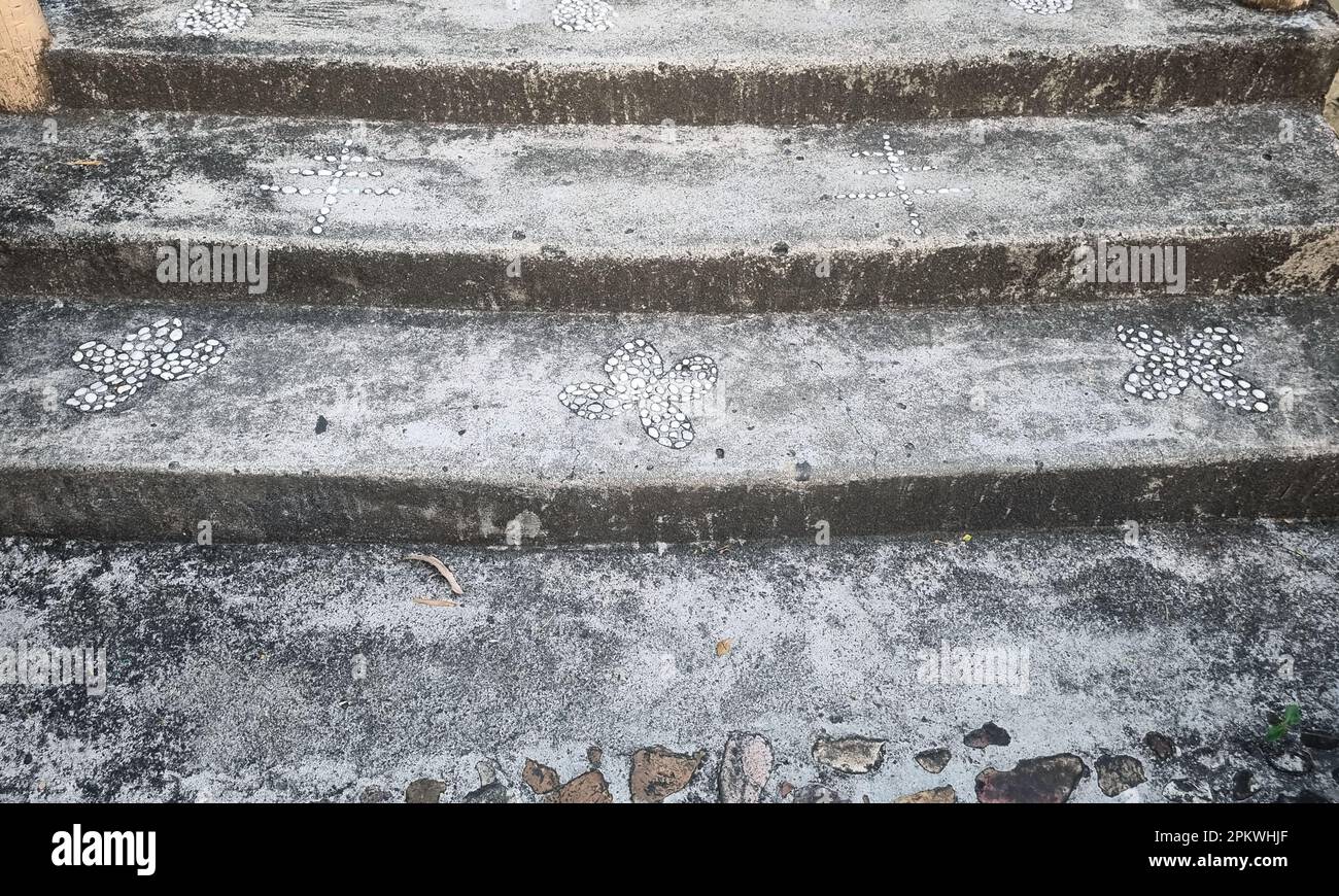 Antique stone steps, close up Stock Photo - Alamy