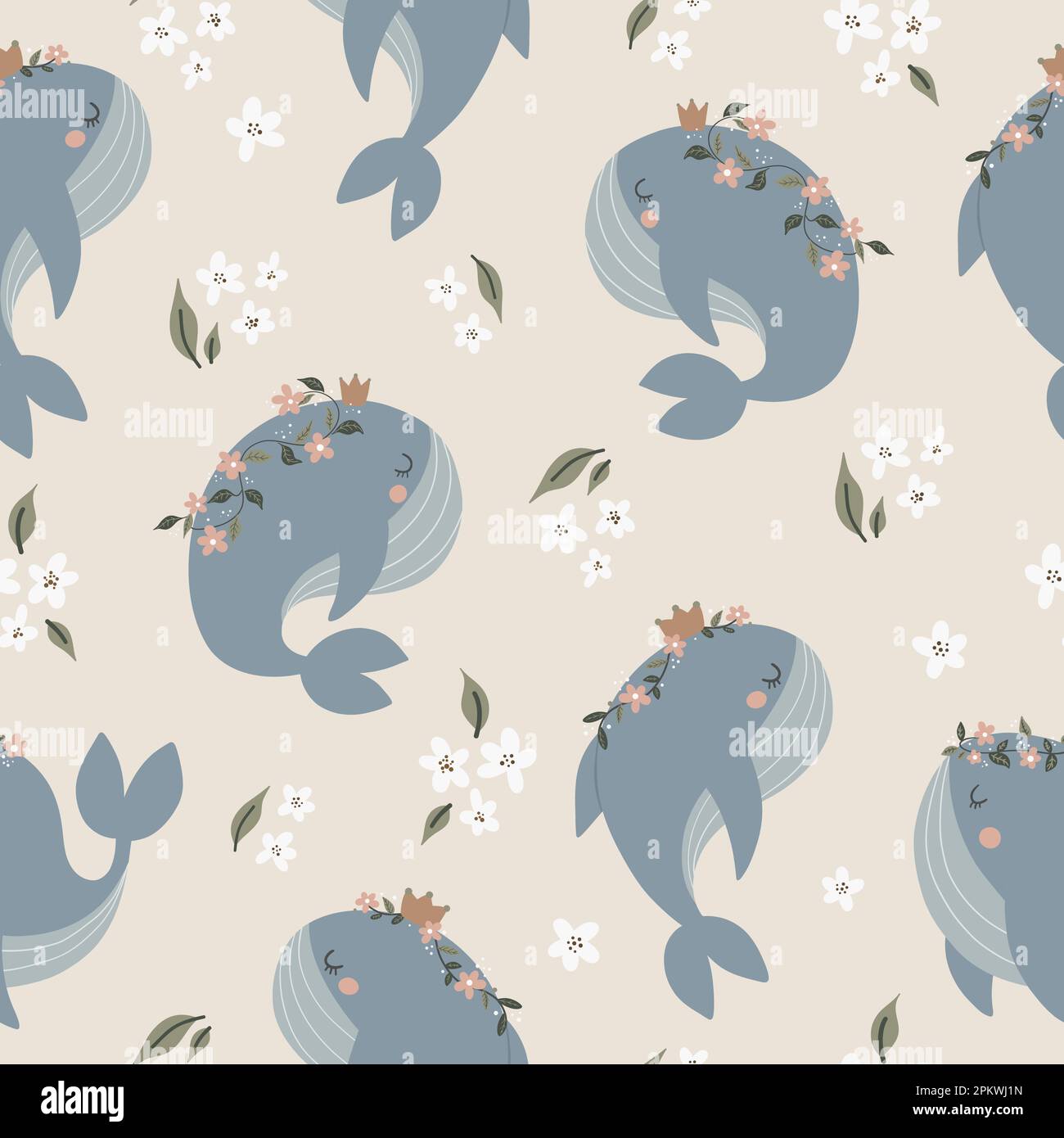 Baby Whale Template