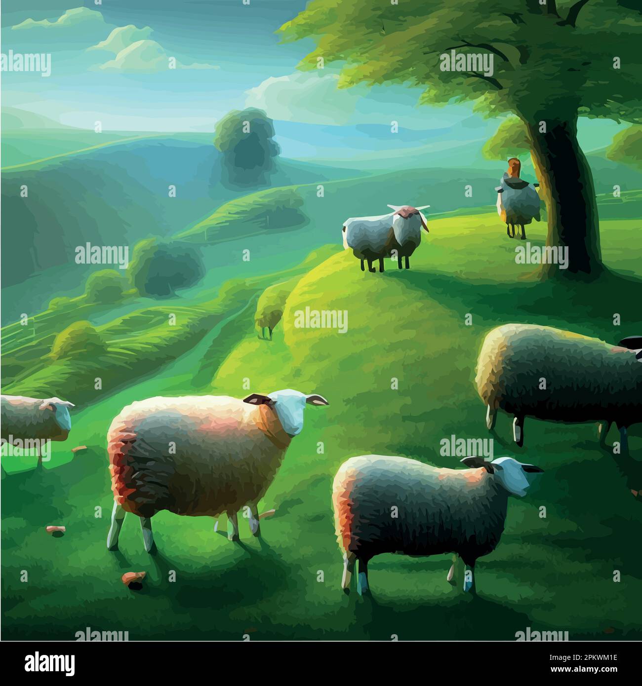 Livestock rearing Stock Vector Images - Alamy