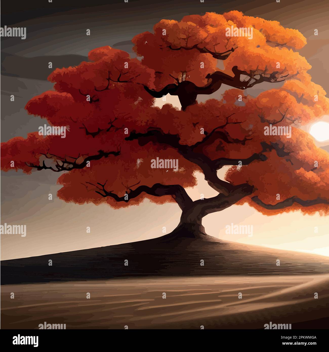 Crooked plant Stock Vector Images - Alamy