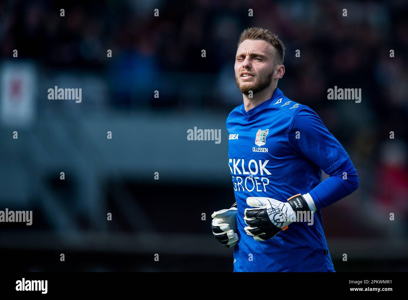 EMMEN - NEC Nijmegen goalkeeper Jasper Cillessen during the Dutch ...