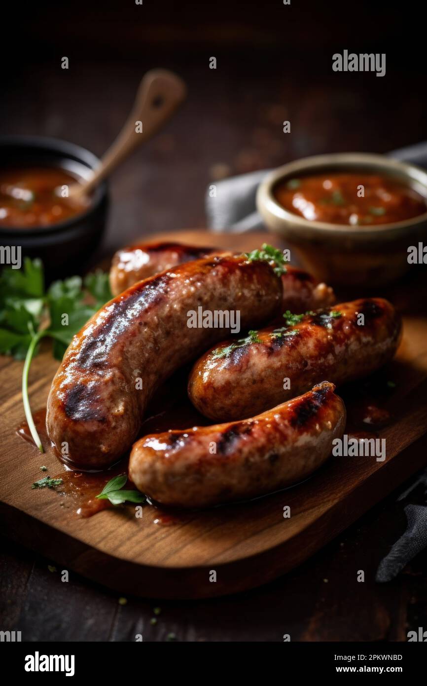 Thuringer bratwurst hi-res stock photography and images - Alamy