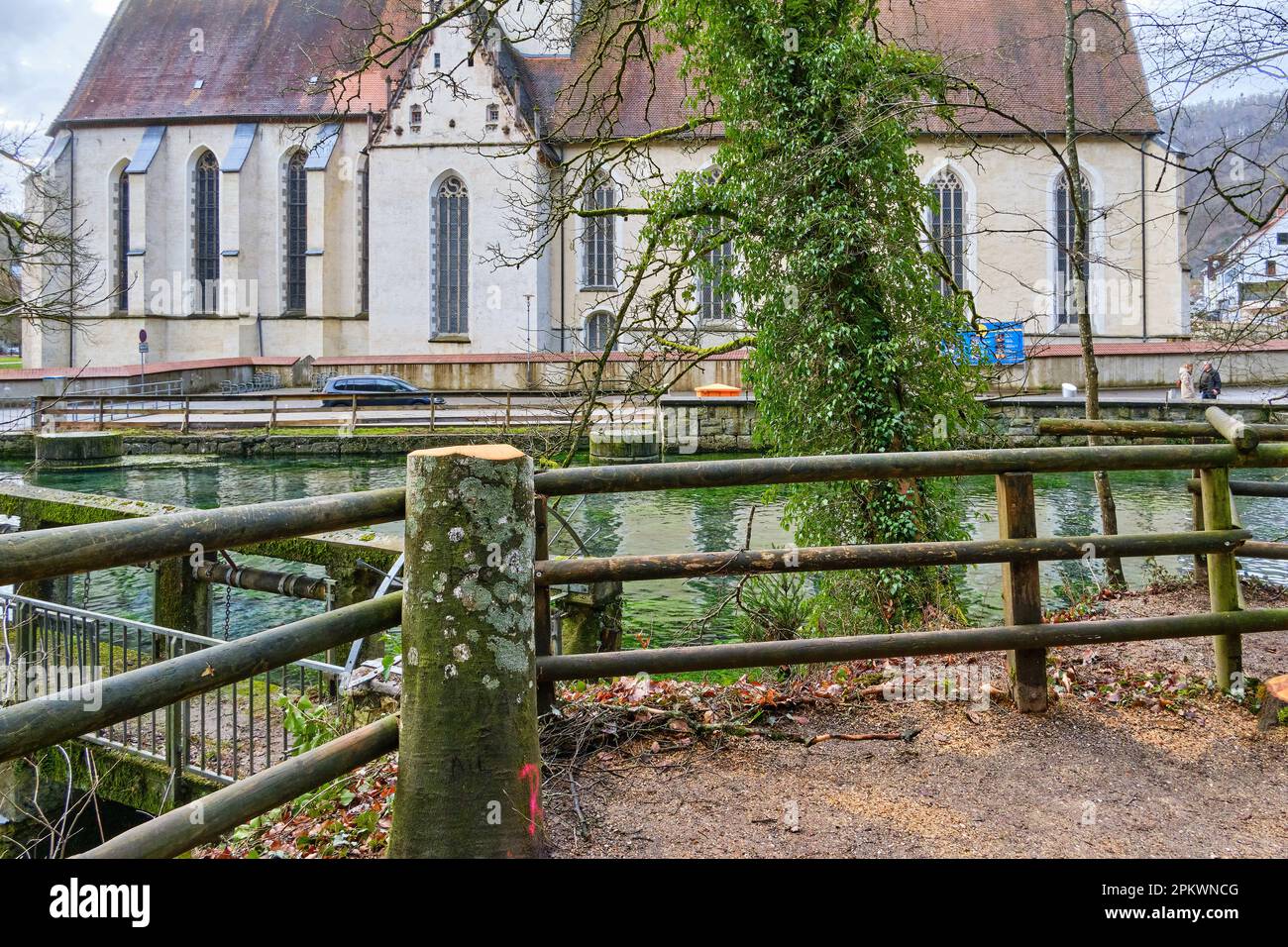 The monastic church of the former Blaubeuren Benedictine Abbey, founded ...