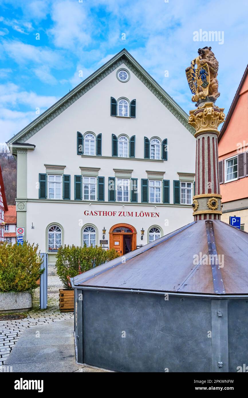 Blaubeuren near Ulm, Baden-Württemberg, Germany, Europe, historical ...