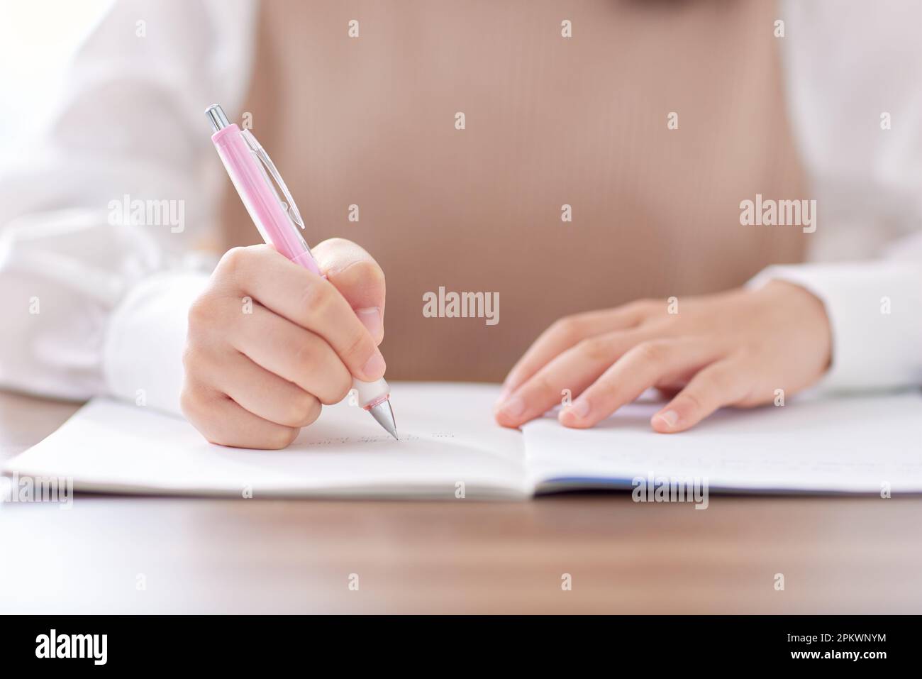 Japanese high school student studying Stock Photo - Alamy