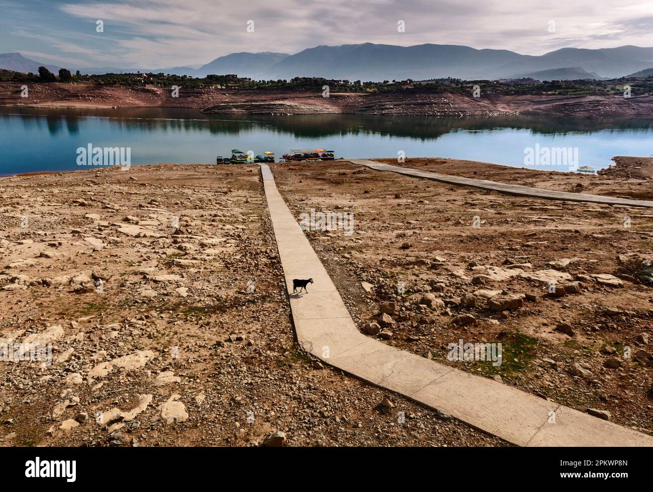 Lake Bin-el-Ouidane near Afourer Stock Photo - Alamy