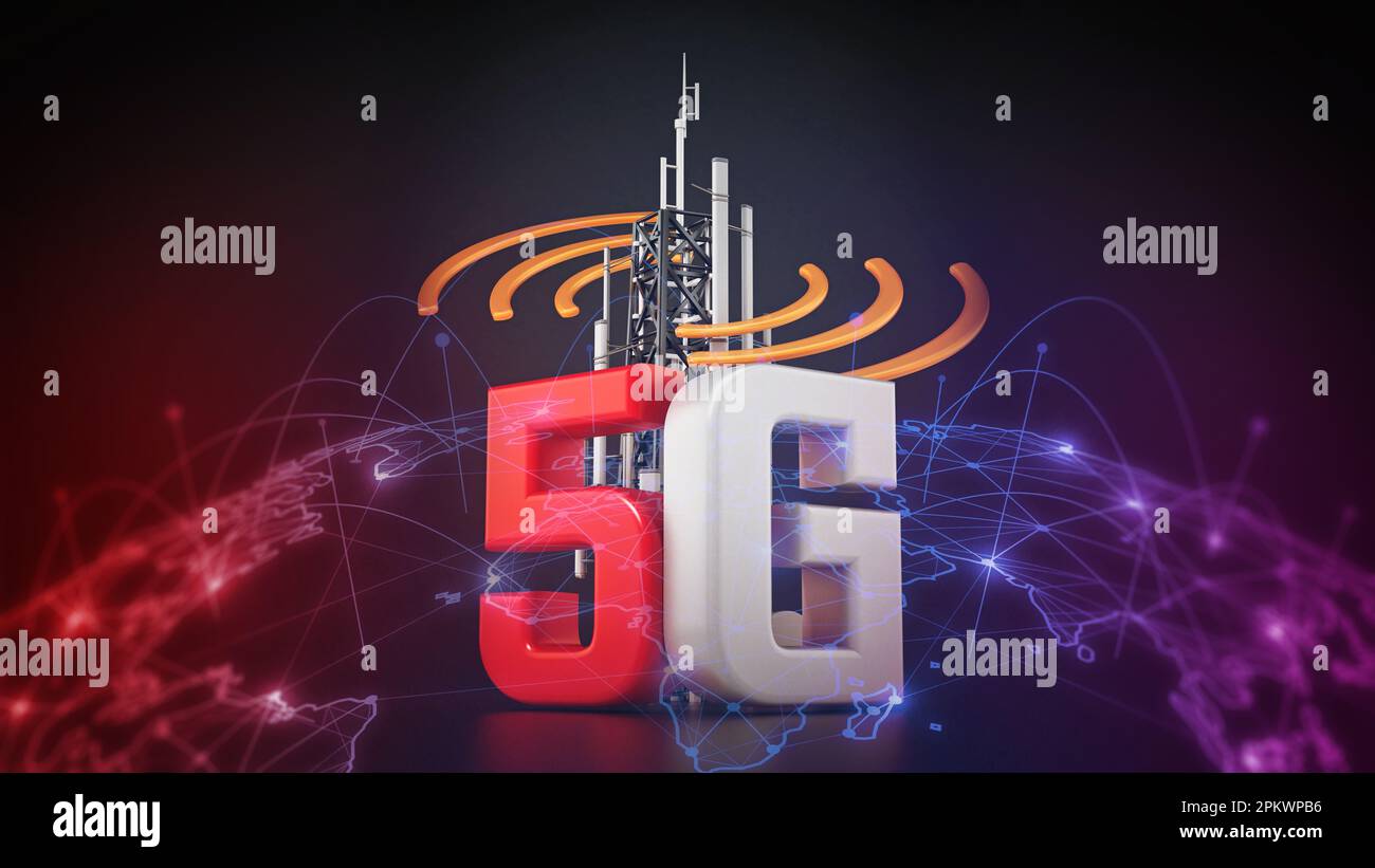5g connection symbols hi-res stock photography and images - Alamy
