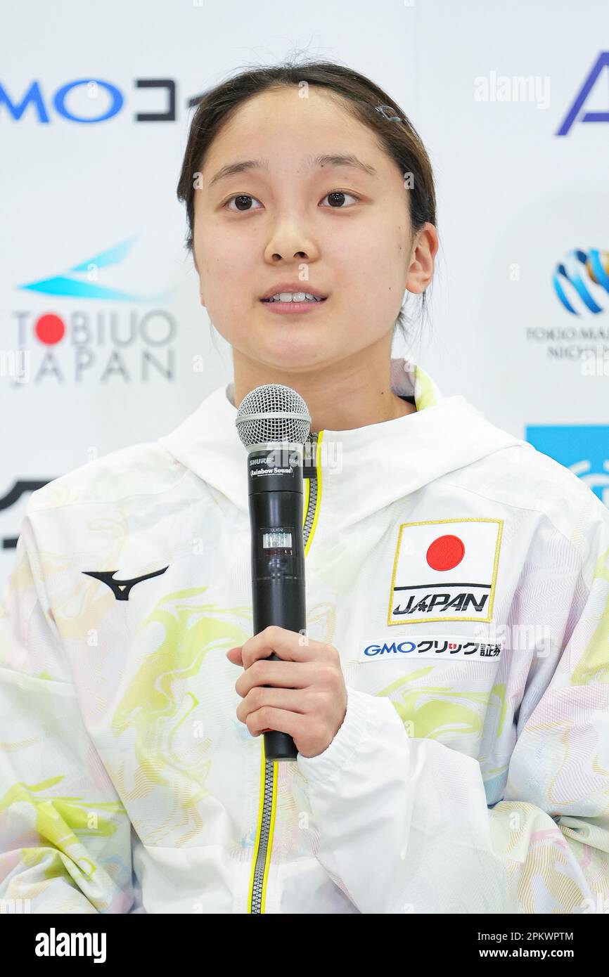 Tokyo, Japan. 10th Apr, 2023. Mio Narita Swimming : World Aquatics ...