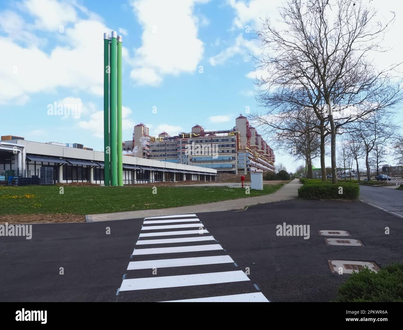 Main hospital building of University RWTH in Aachen Germany Stock Photo ...